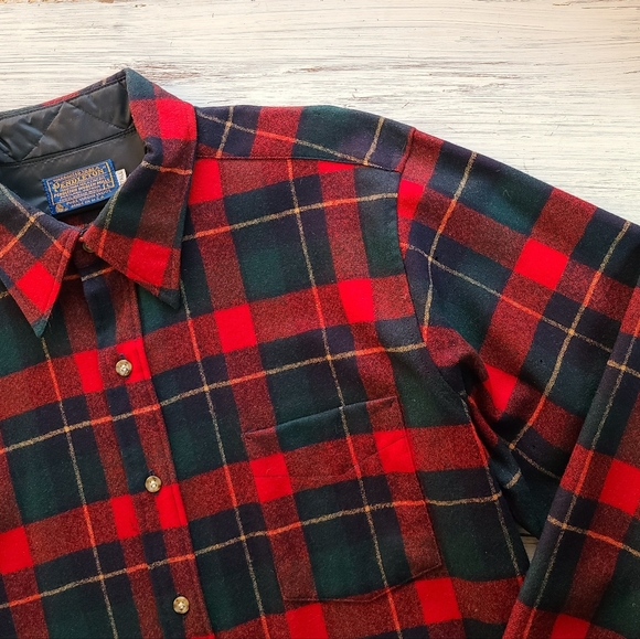 Pendleton | Shirts | Vintage Pendleton Lt Kilgore Tartan Virgin Wool Usa With Flaws | Poshmark
